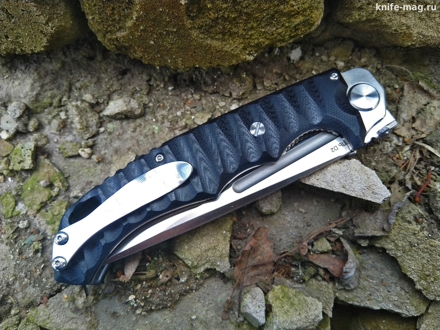 Купить нож Складной нож Кугуар D2 Satin | KNIFE-MAG.RU